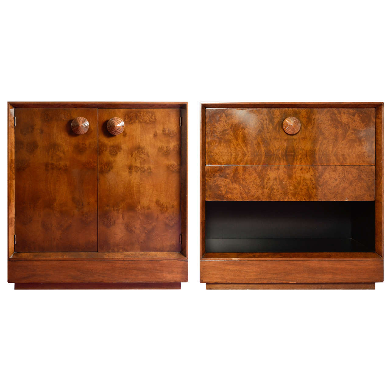 Pair of Gilbert Rohde pieces : secretary / bookcase. at 1stDibs