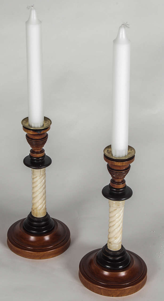 Pair Danish Candlesticks at 1stDibs