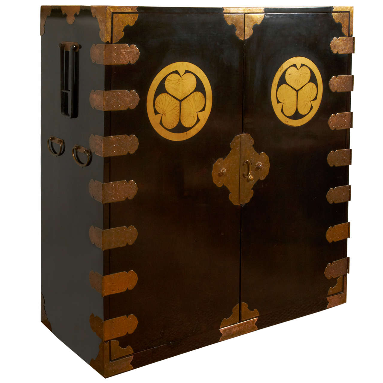 19th Century Japanese Lacquer Chest Tansu at 1stDibs