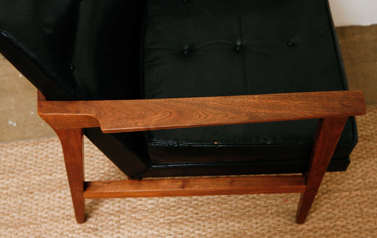 Vintage Leather Dunbar Chair at 1stDibs