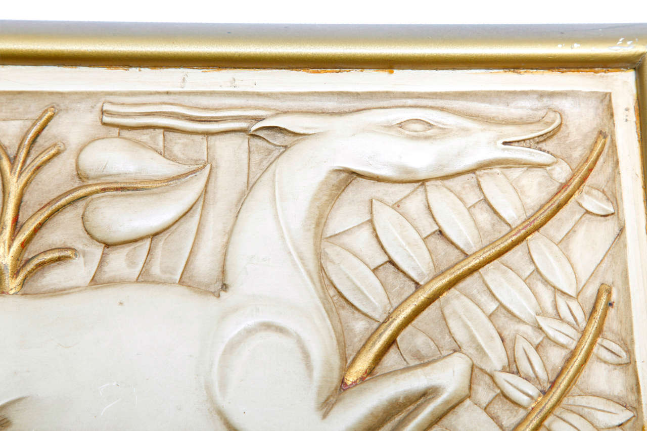 A pair of art-deco bas-relief at 1stDibs