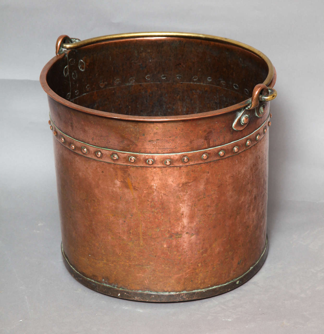 Late 18th Century English Mixed Metal Copper Apple Kettle at 1stDibs