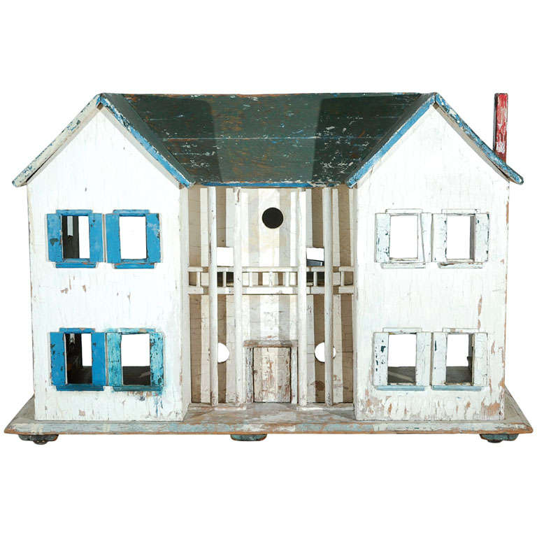 Folk Art Doll House at 1stDibs