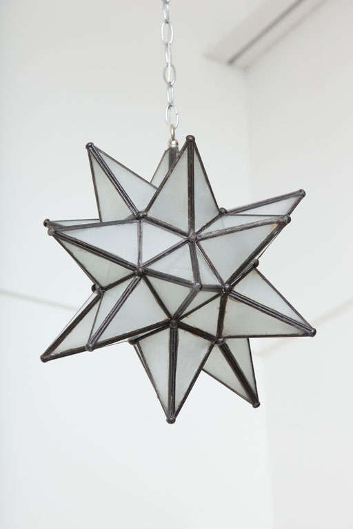 Hanging Star Light Pendant at 1stDibs