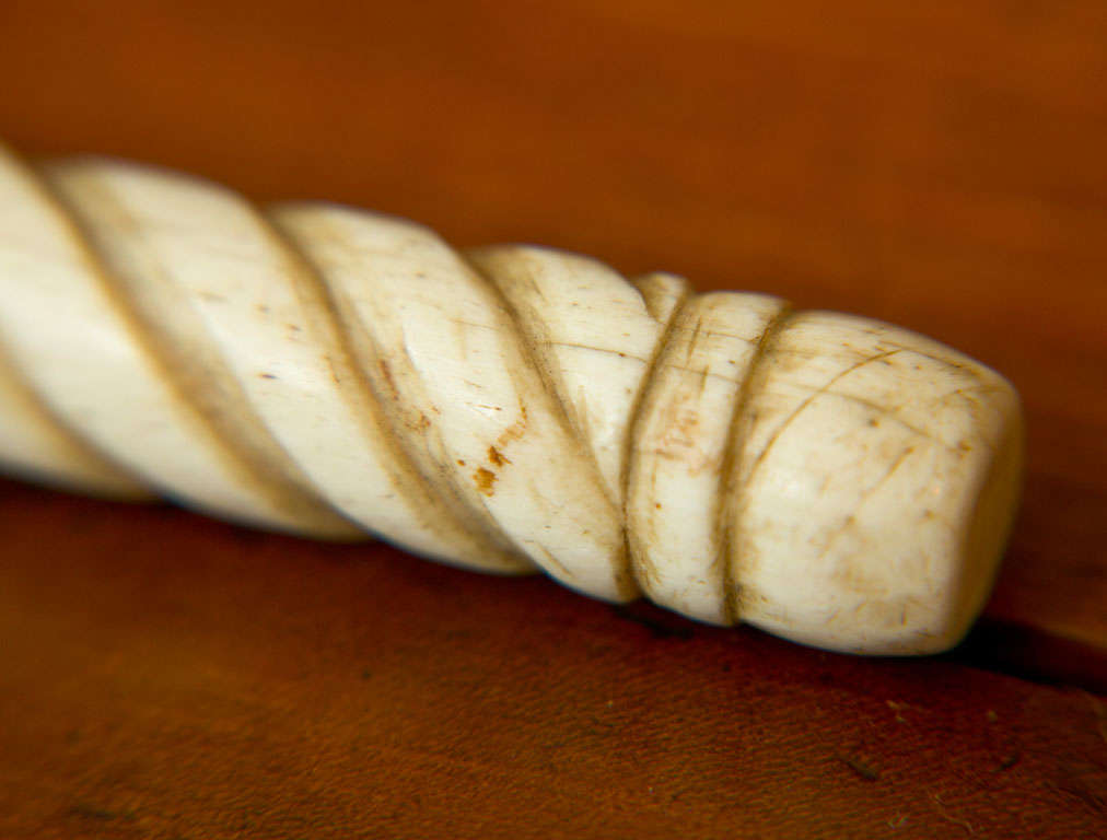 ASailor-Made Whalebone Fid With Ebony Inlay For Sale at 1stDibs