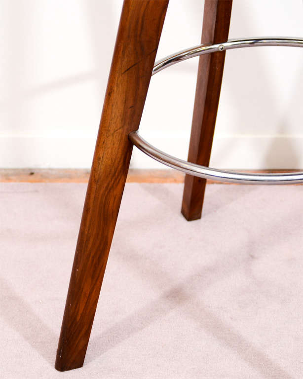 Pair of Mid Century Swivel Stools by John Yellen for I.V. Chairs at 1stDibs