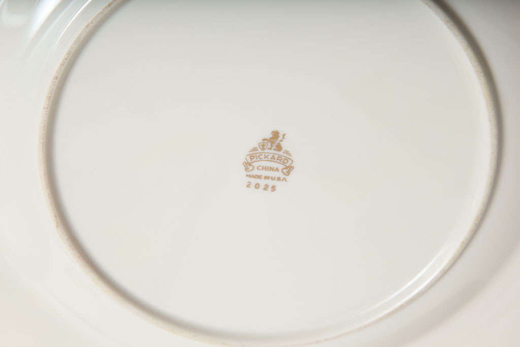 Set of 12 Pickard China plates at 1stDibs | pickard plates