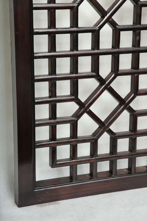 Chinese Lattice Screen at 1stDibs