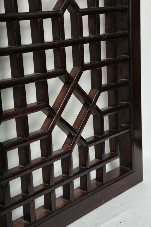 Chinese Lattice Screen at 1stDibs