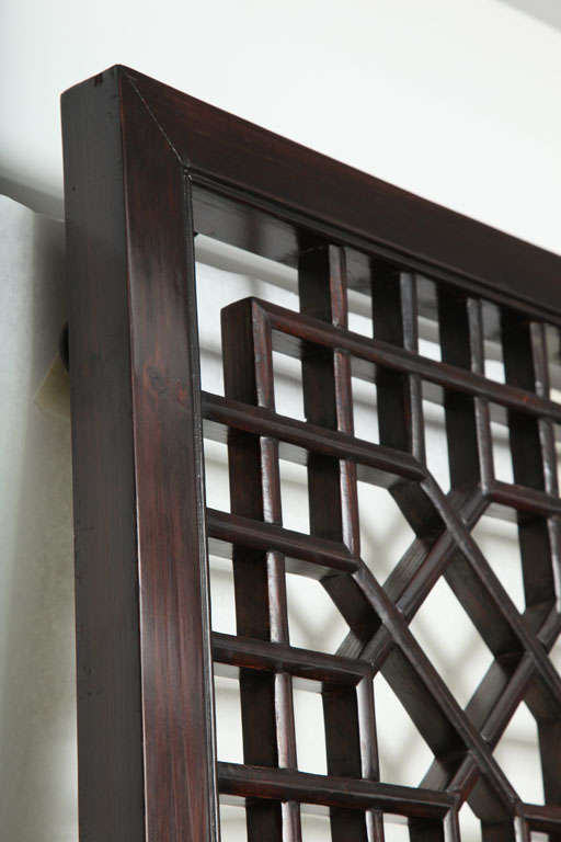 Chinese Lattice Screen at 1stDibs
