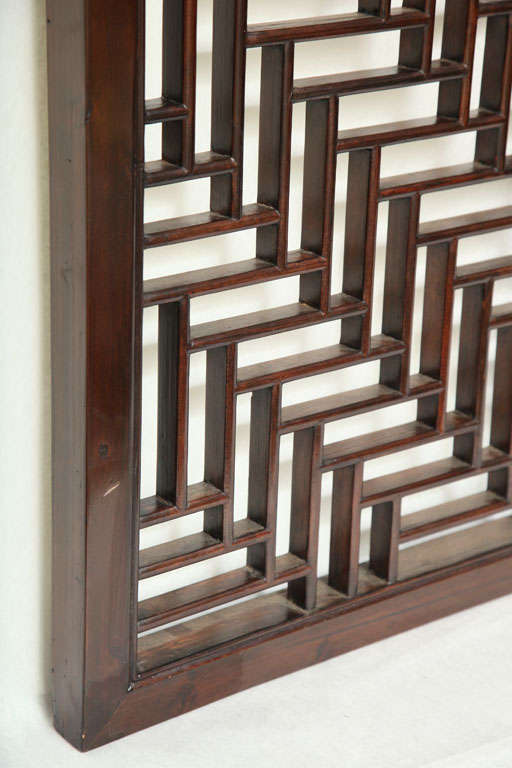 Chinese Lattice Screen at 1stDibs