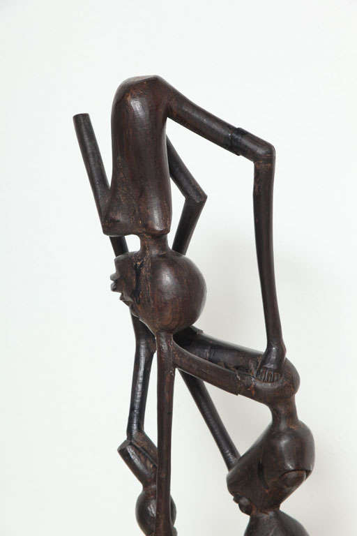 Large Wood African Sculpture For Sale at 1stDibs | africa wood carving ...