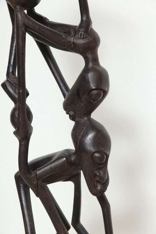 Large Wood African Sculpture For Sale at 1stDibs | africa wood carving ...