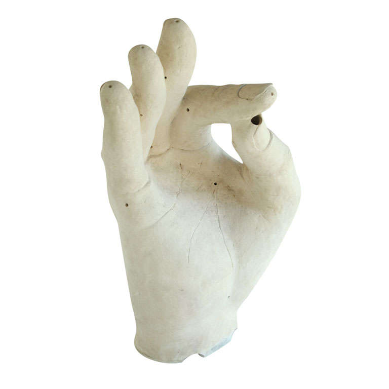 Huge Ceramic Hand Sculpture at 1stDibs