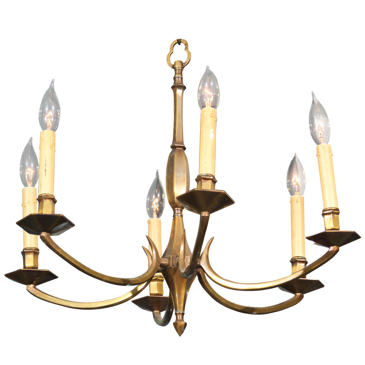 Mid-Century Spanish Chandelier For Sale at 1stDibs