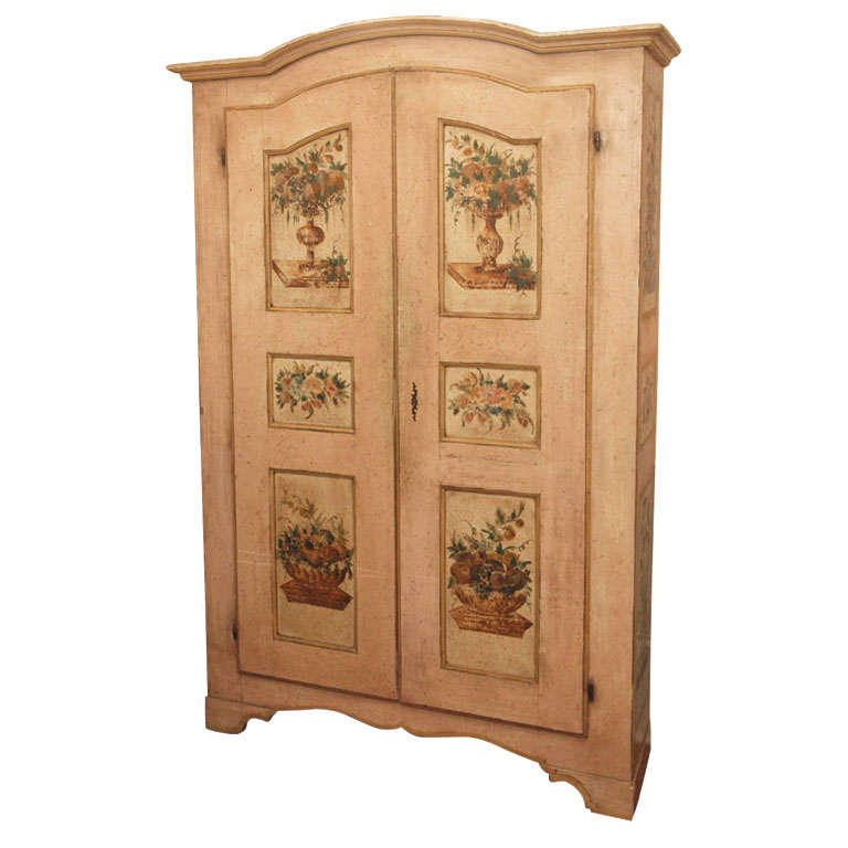 Painted Armoire at 1stDibs