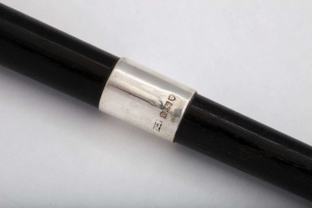 Sterling Silver - Mounted Ebony Conductor's Baton at 1stDibs