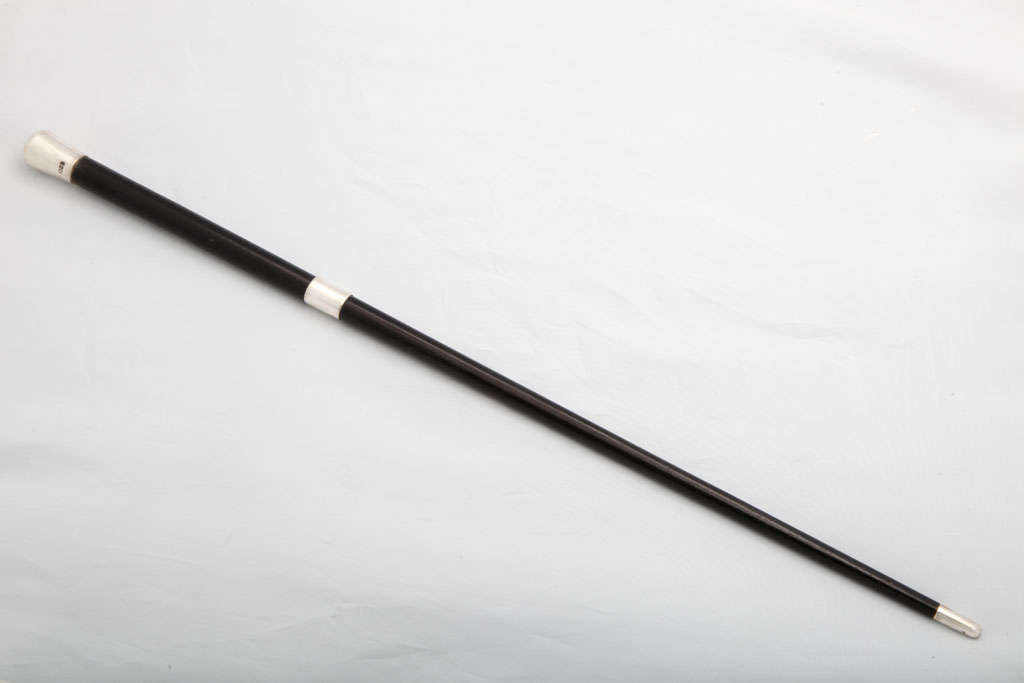 Sterling Silver - Mounted Ebony Conductor's Baton at 1stdibs