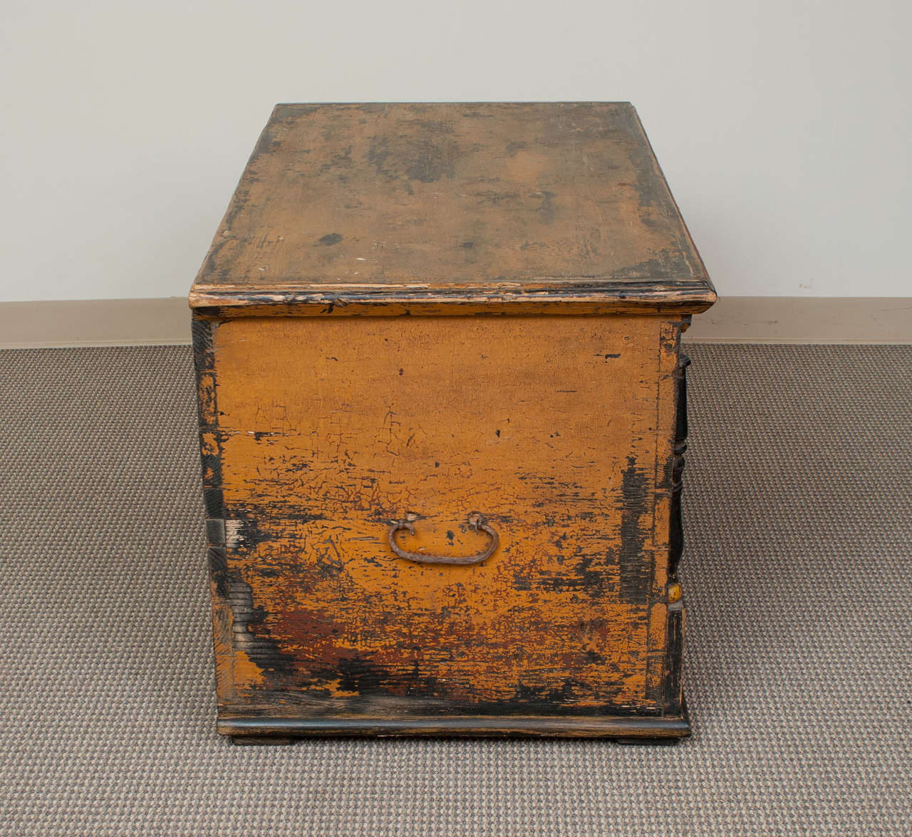 Pine Painted Dower Chest at 1stDibs