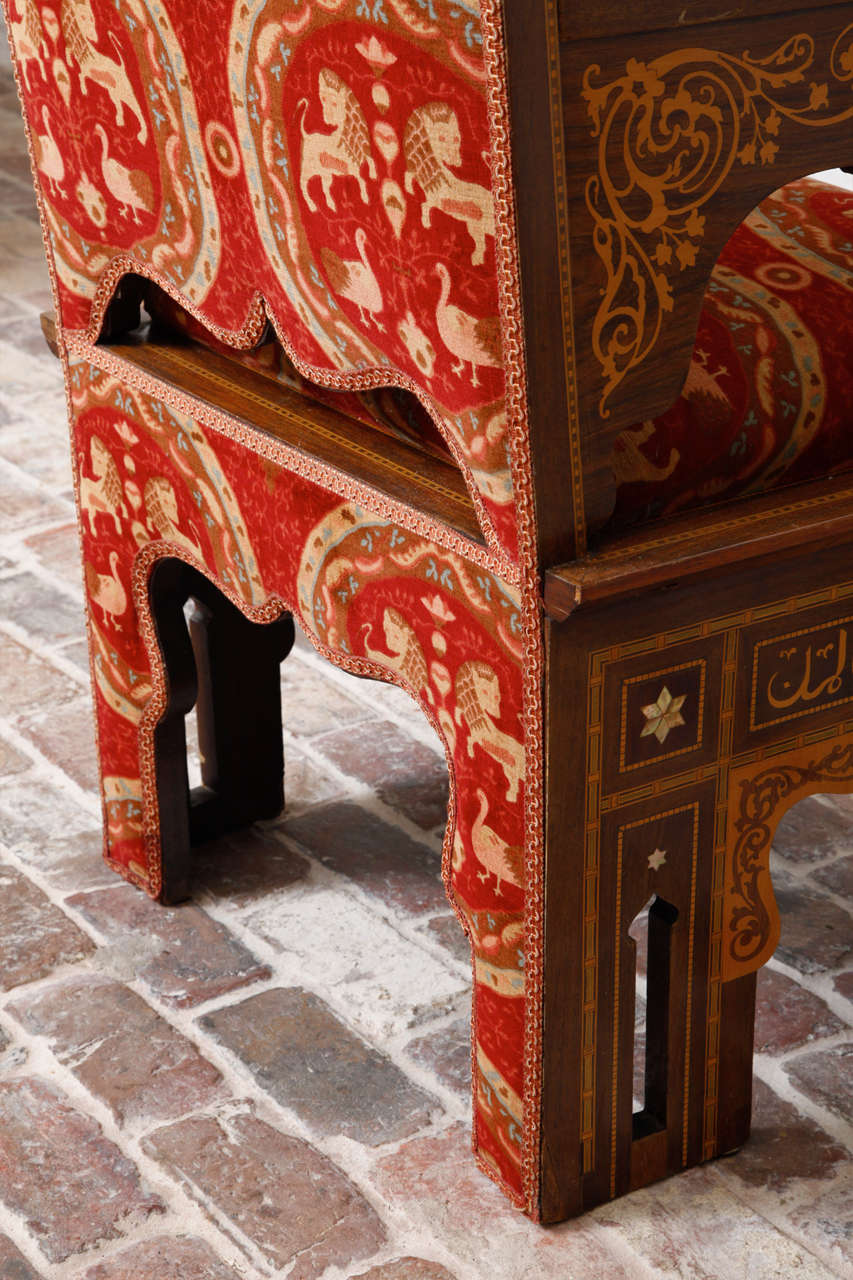 Mid XXth century Egyptian chairs For Sale at 1stDibs