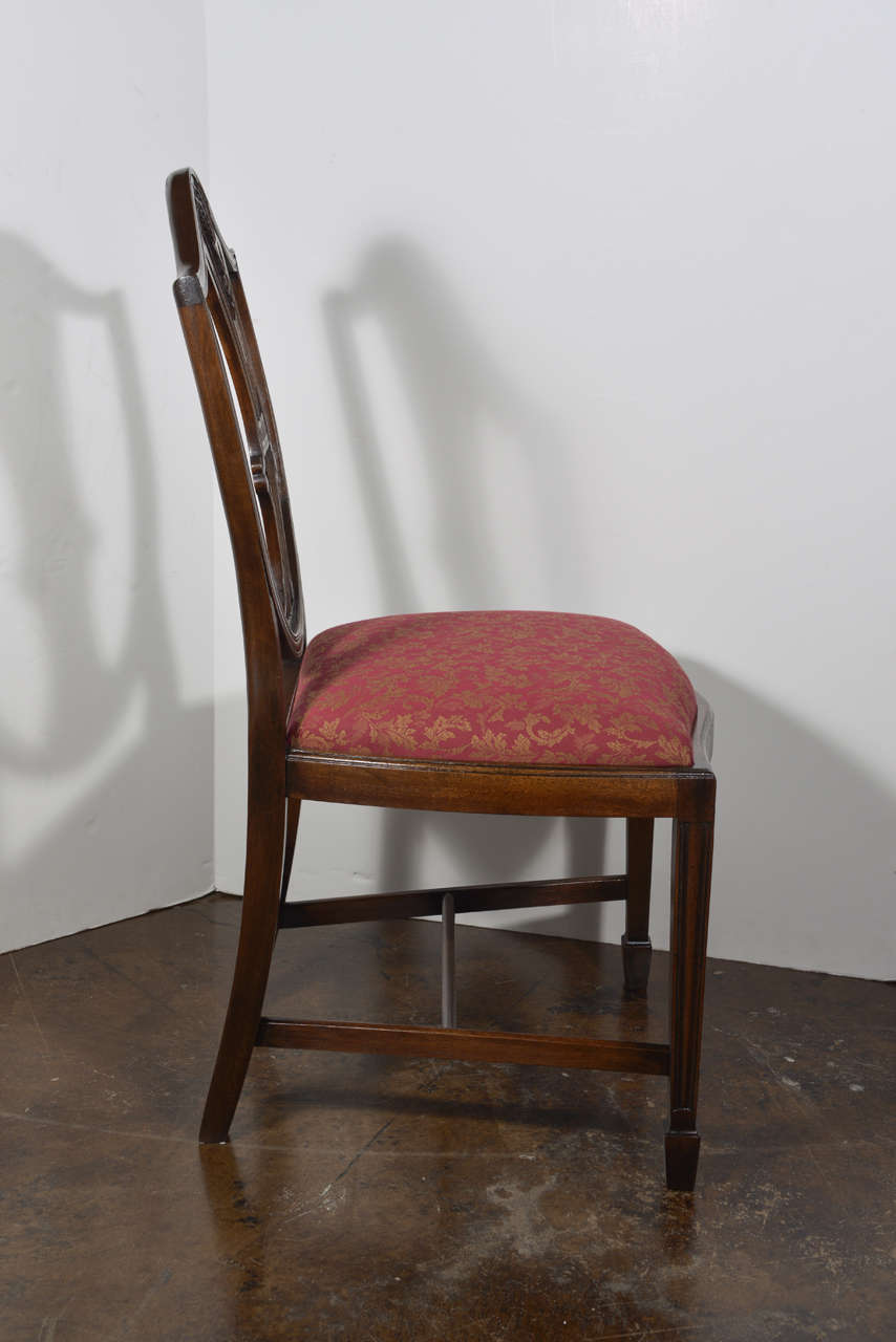 19th c English Sheraton Prince of Wales dining chairs at 1stDibs