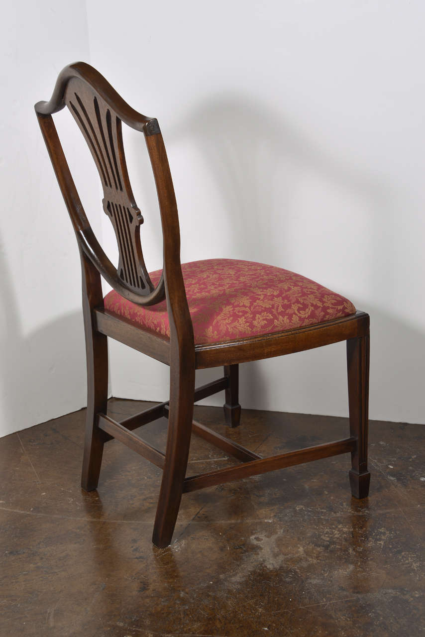 19th c English Sheraton Prince of Wales dining chairs at 1stDibs