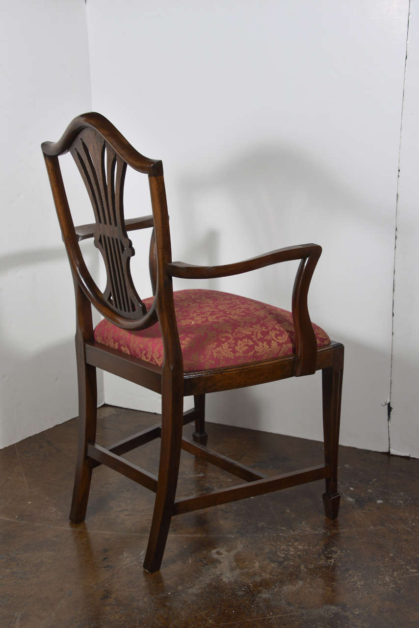 19th c English Sheraton Prince of Wales dining chairs at 1stDibs