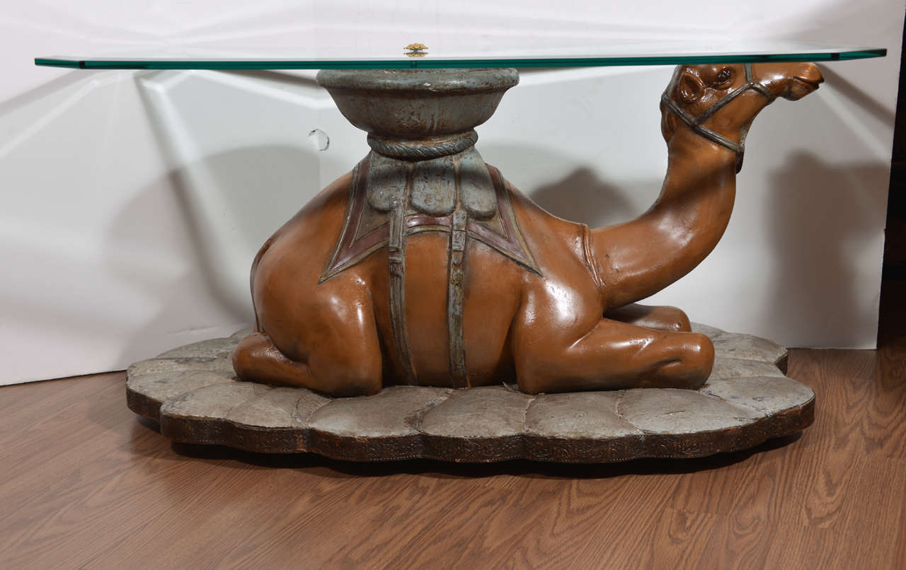 19th C Anglo Indian Paper Mache And Brass Banded Coffee Table For Sale ...