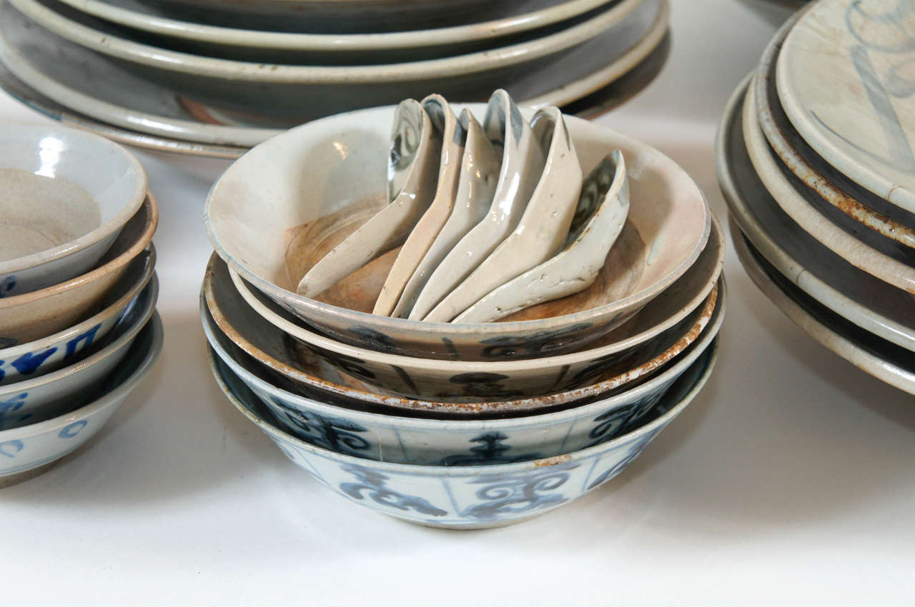 Large Collection of 16th-19th Century Chinese 'Kitchen Ming' Swatow ...