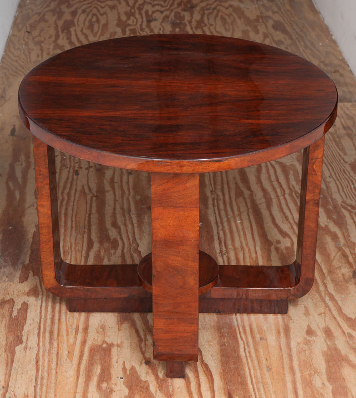 Art Deco Round Side Table at 1stDibs