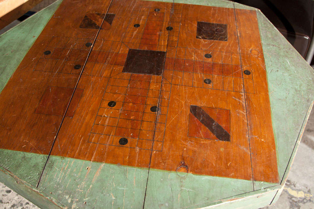 Octagonal Game Table at 1stDibs