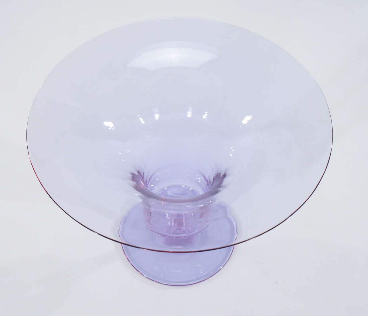 Pair of Signed Moser "Alexandrite" Vases or Centerpieces For Sale at ...