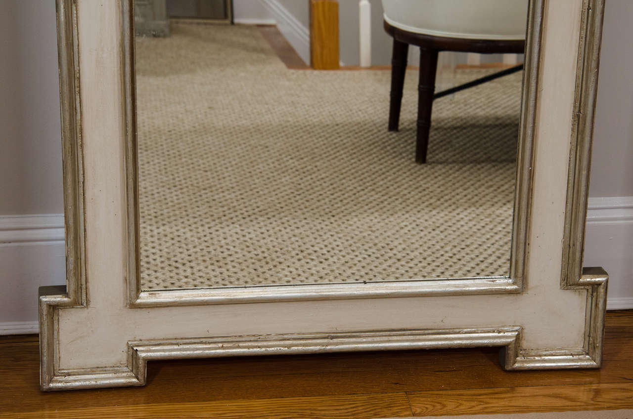 Pair of Painted Silvered Mirrors at 1stDibs