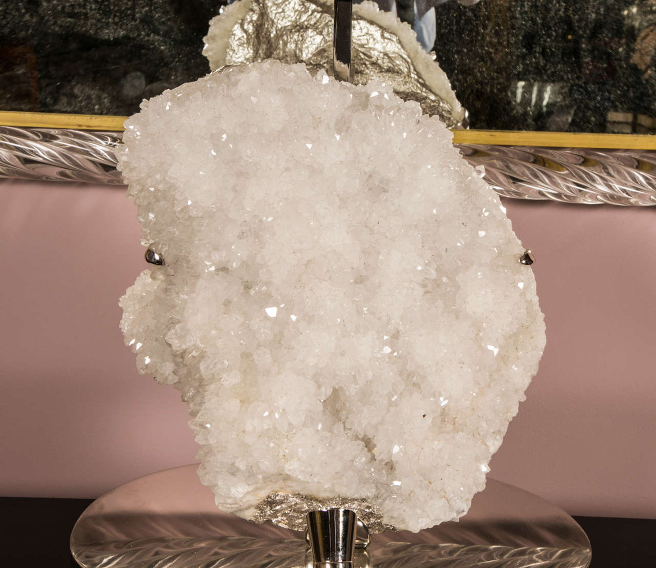 Beautiful Rock Crystal Lamp For Sale at 1stDibs | rock crystal lamps ...