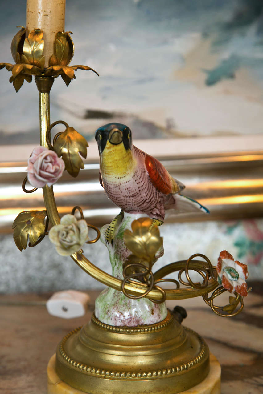 Pair of Meissen Style Porcelain Table Lamps at 1stDibs | meissen lamps ...