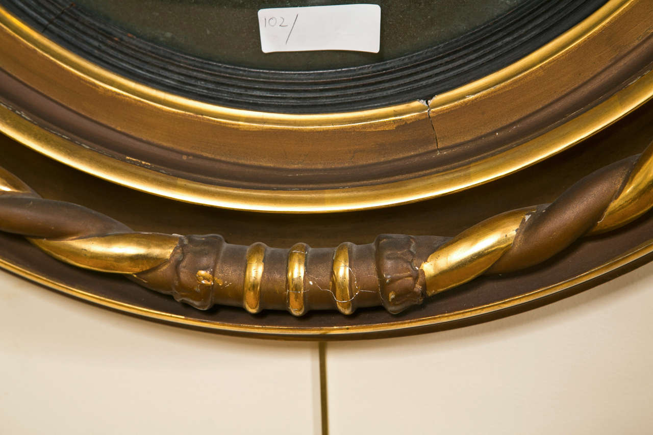 American Federal Style Eagle Convex Mirror at 1stDibs | federal eagle ...