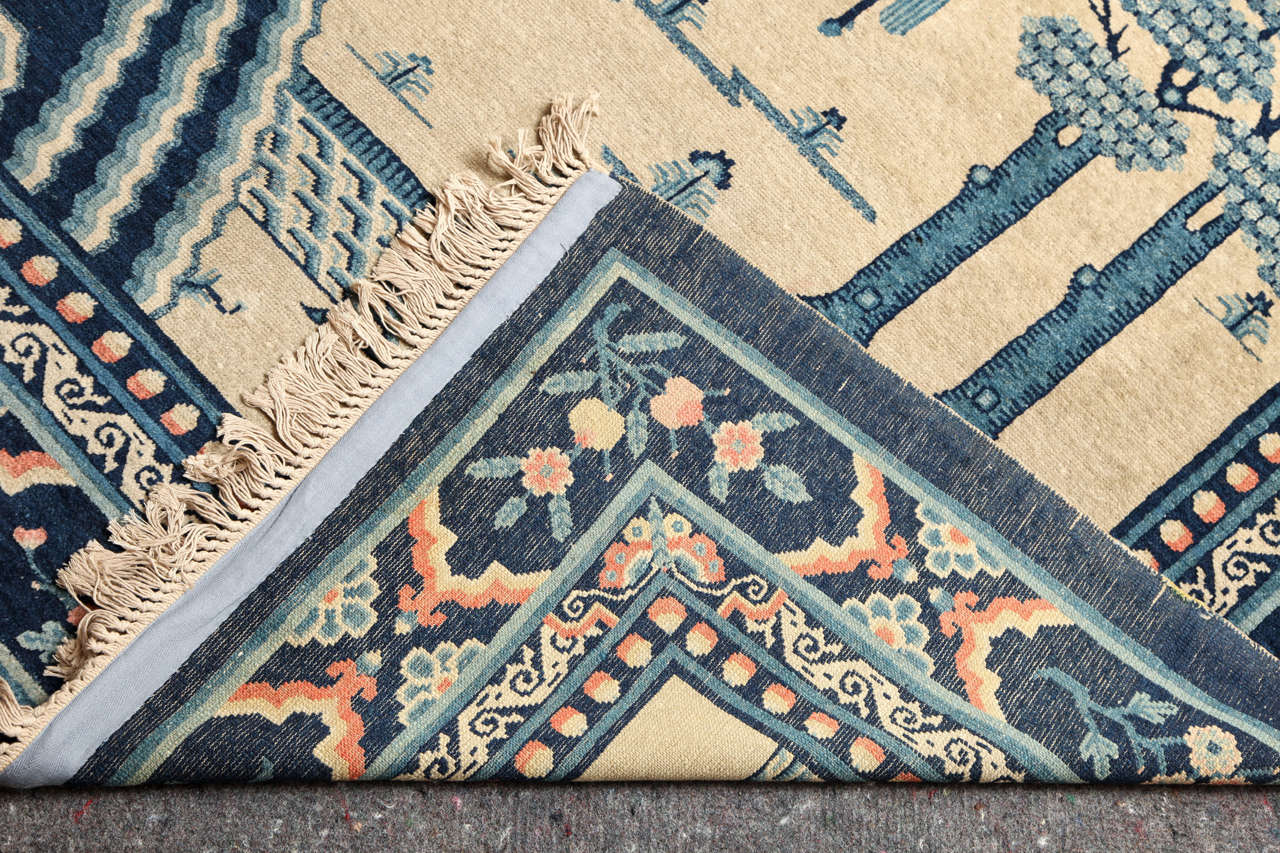 Late 19th Century Antique Chinese Carpet For Sale at 1stDibs | antique ...