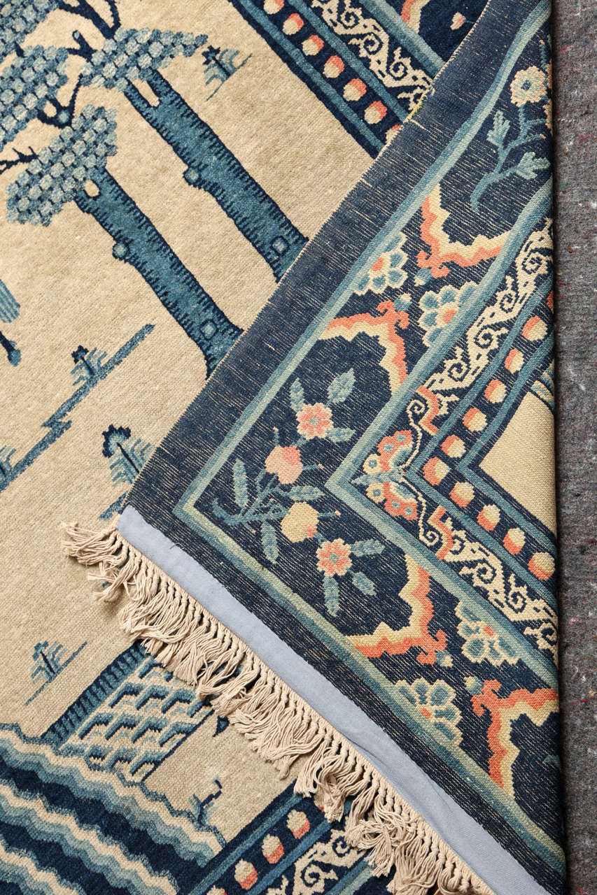 Late 19th Century Antique Chinese Carpet For Sale at 1stDibs | antique ...