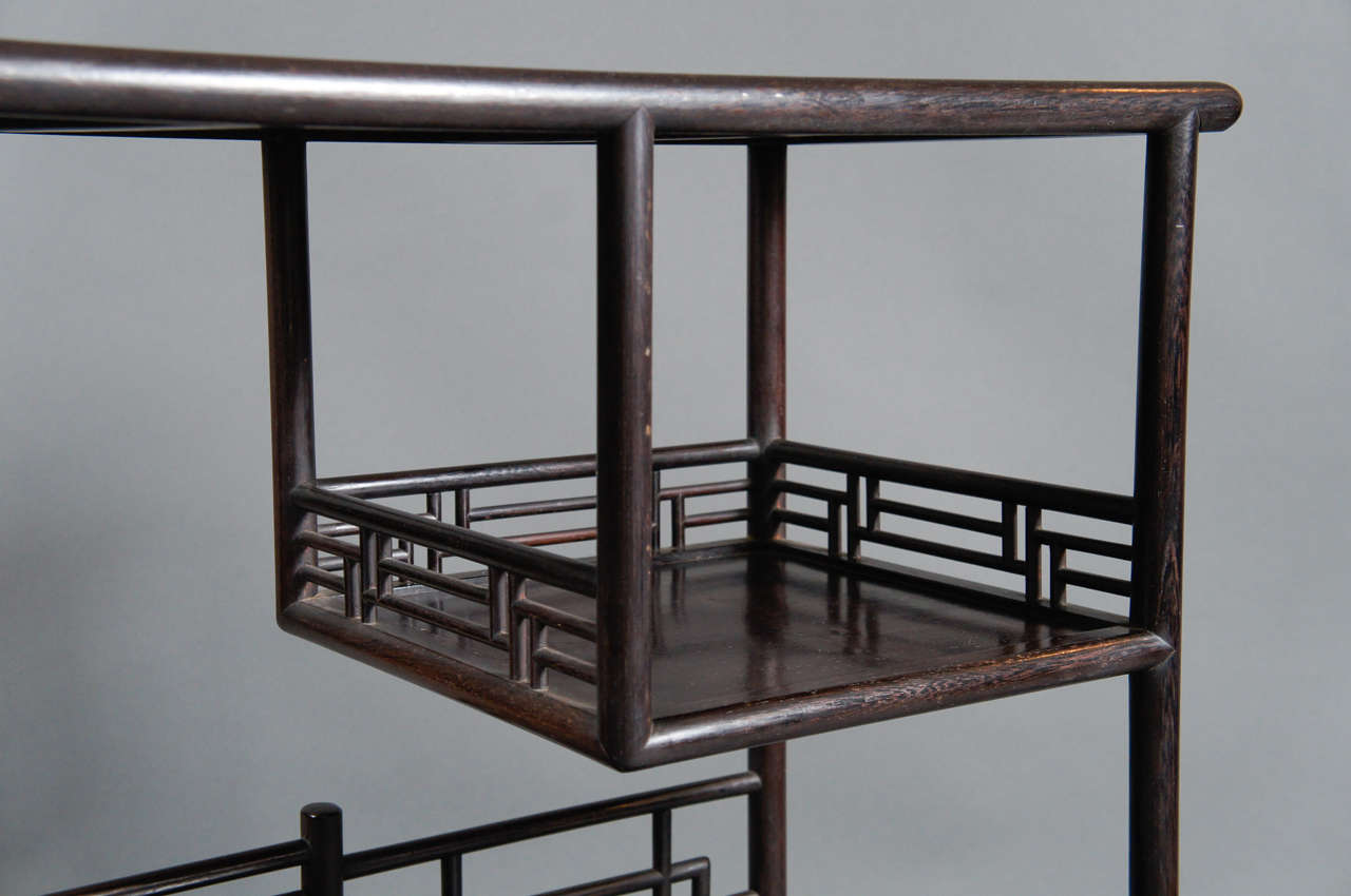 Japanese Rosewood Tea Cabinet with Jade Pull at 1stDibs | japanese tea ...