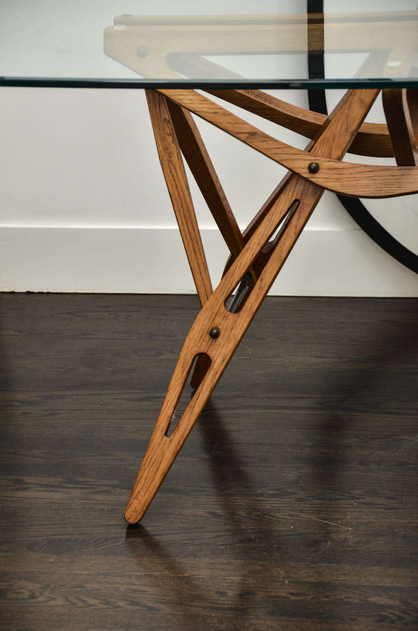 Mollino Oak Dining Table at 1stDibs