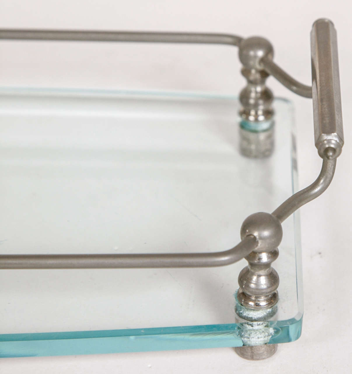 Rectangular Etched Glass Tray at 1stDibs