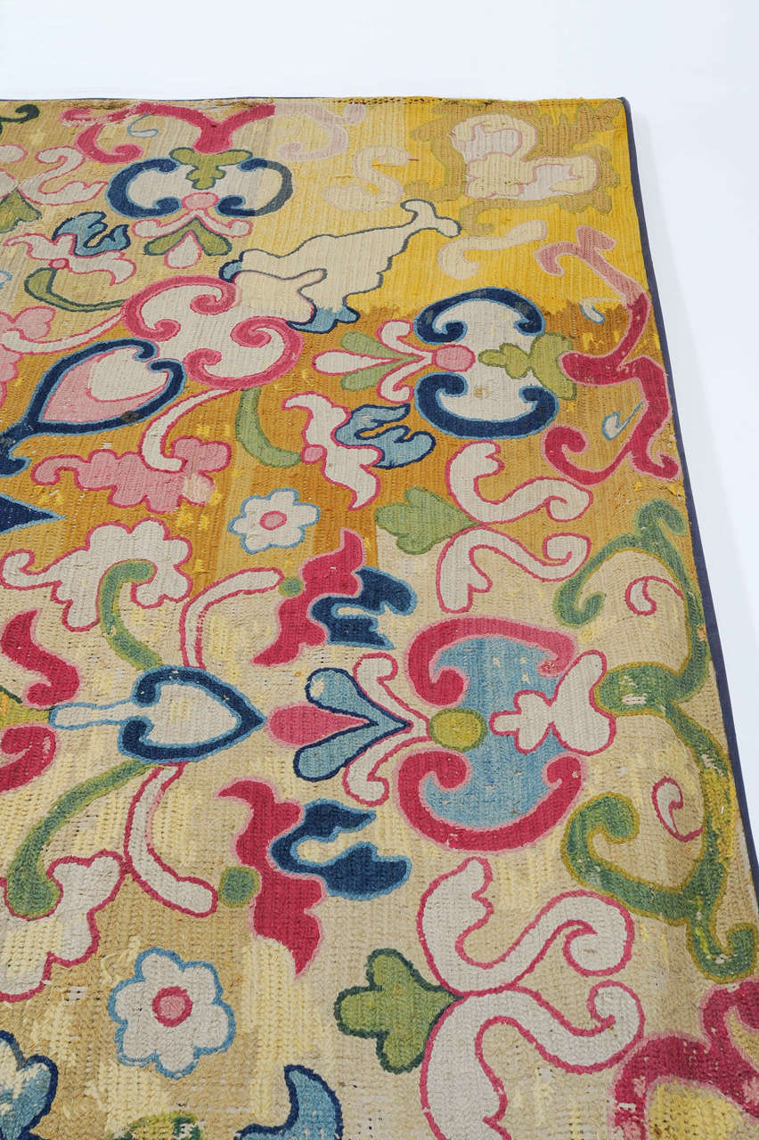 17th Century Arraiolos Portuguese Needlepoint Fragment Rug at 1stDibs ...
