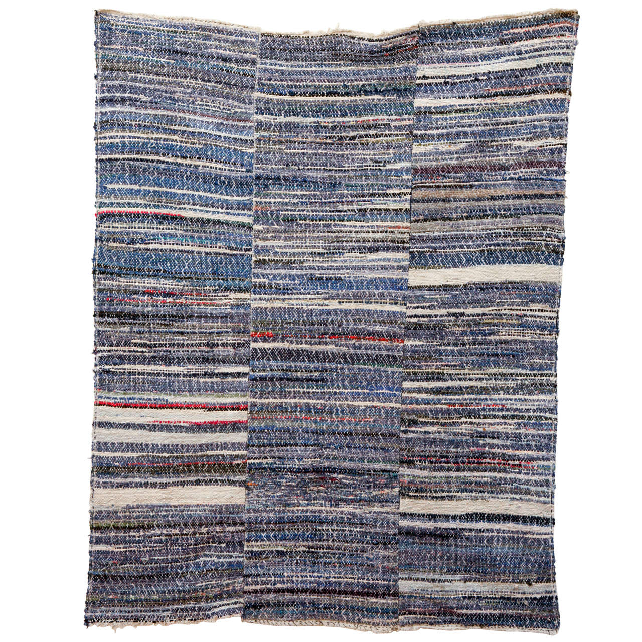 Vintage Chinese Rag Rug at 1stDibs