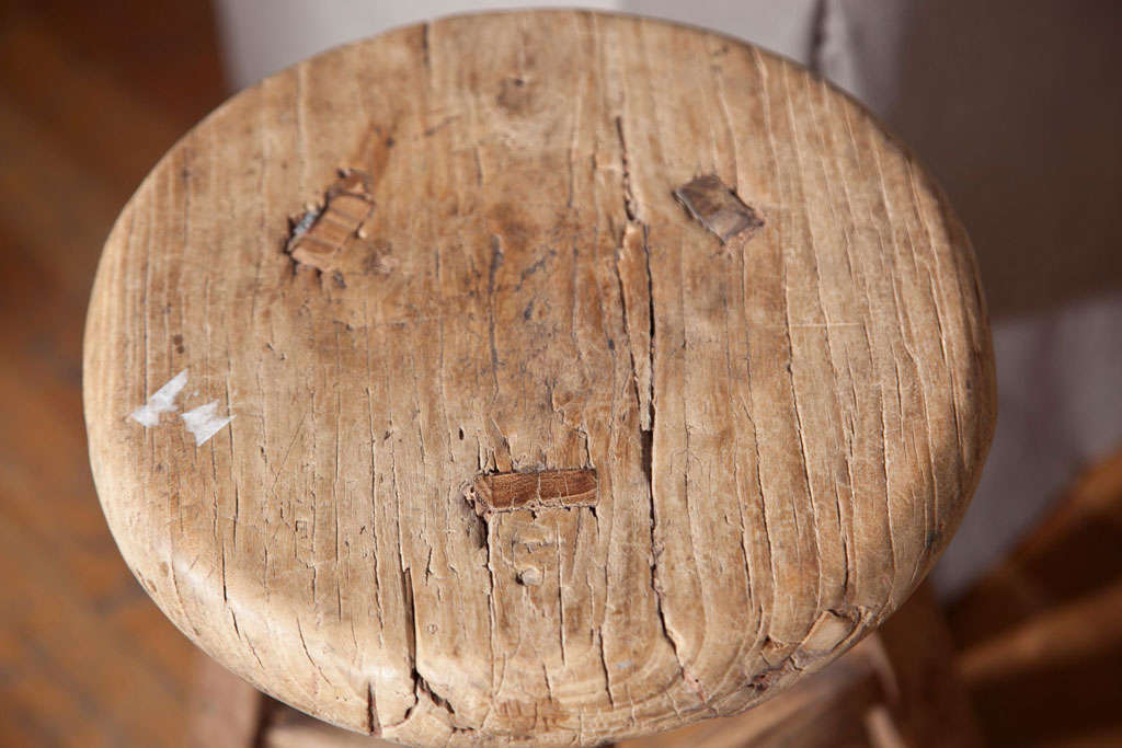 Wooden Chinese Stool For Sale at 1stDibs