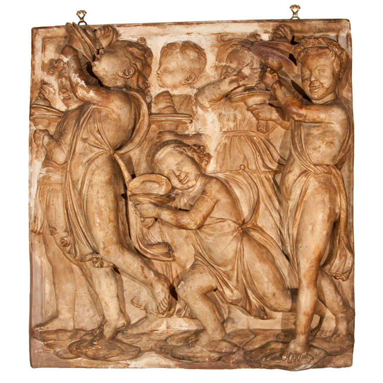 Antique Plaster Cast of Figures at 1stDibs