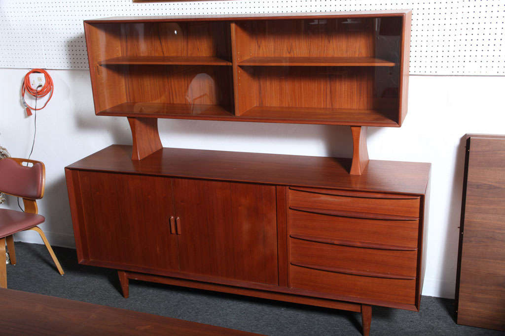 1960's Falster Danish Teak Buffet at 1stDibs