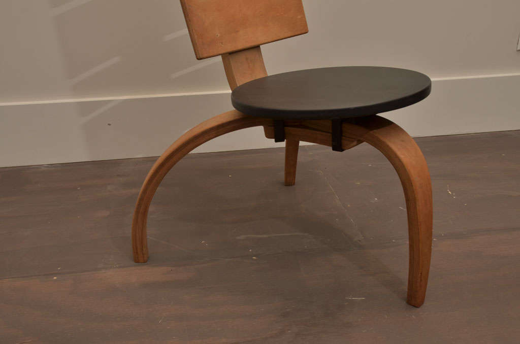 Pair of Vertical Back Chairs at 1stDibs