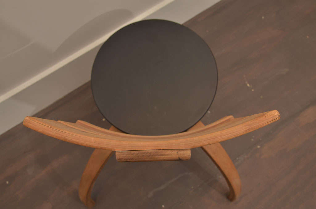 Pair of Vertical Back Chairs at 1stDibs