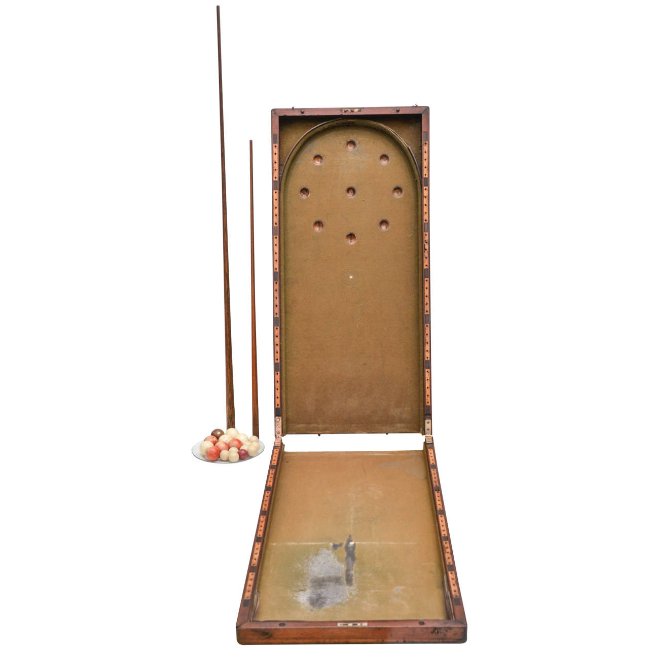 English Victorian Mahogany Bagatelle Game at 1stDibs