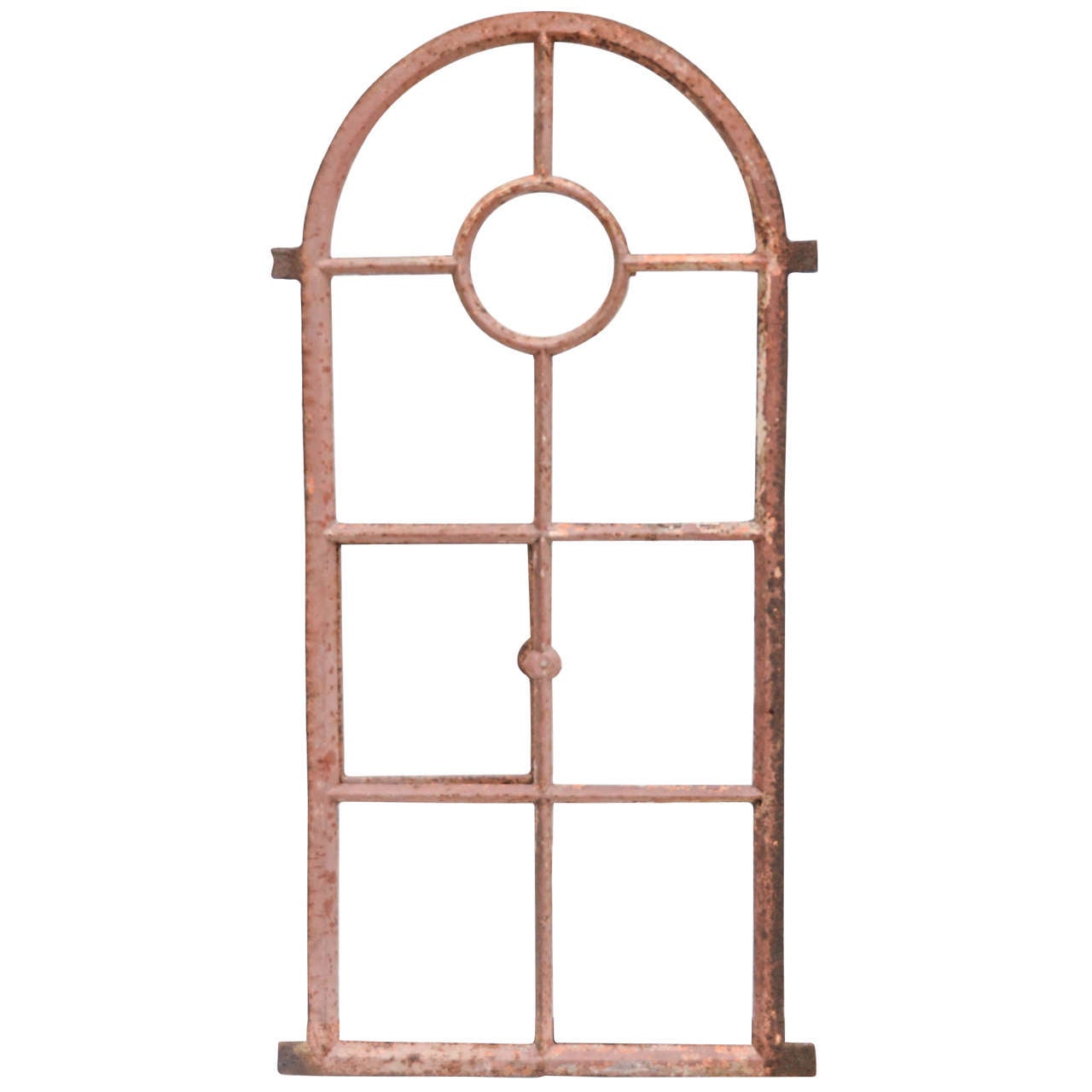 English Victorian Arch Top Cast Iron Window Frame at 1stDibs